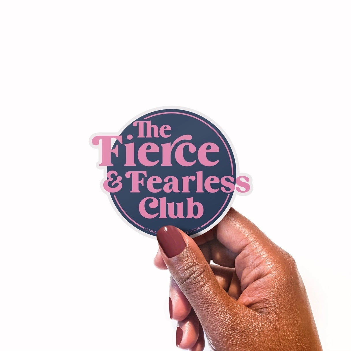 Vinyl Sticker - Fierce & Fearless Club | Cupcakes, BOOM!