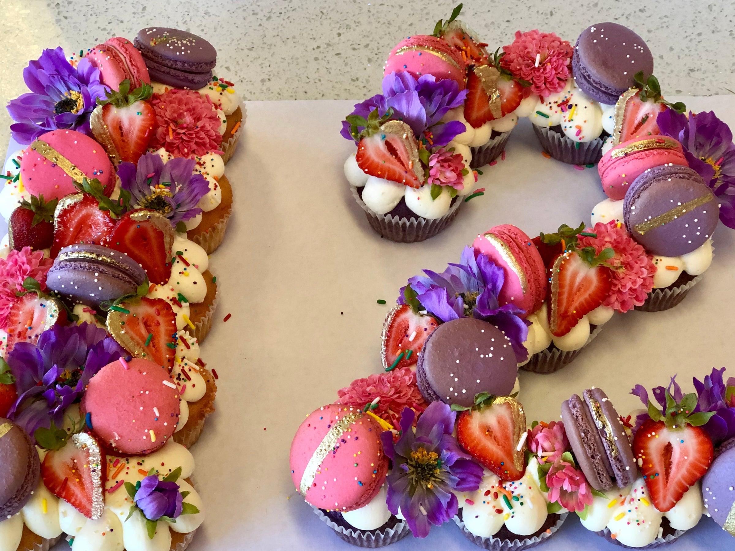 Number 4 Cupcake Cake For Boys